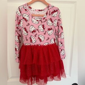 Posh Peanut | Dresses | Posh Peanut Hello Kitty Candy Cane Tulle Dress ...